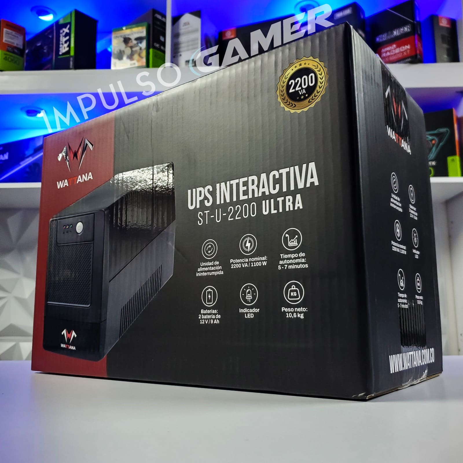 UPS WATTANA ST-U-2200 ULTRA - Impulso Gamer